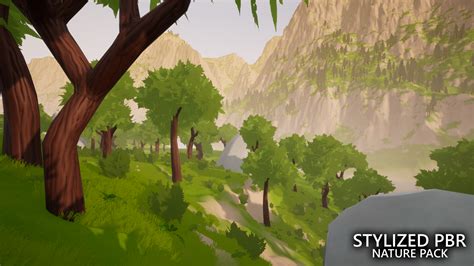 stylized nature pack in environments ue marketplace