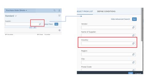 sap abap central fiori elements value help on a selection field within