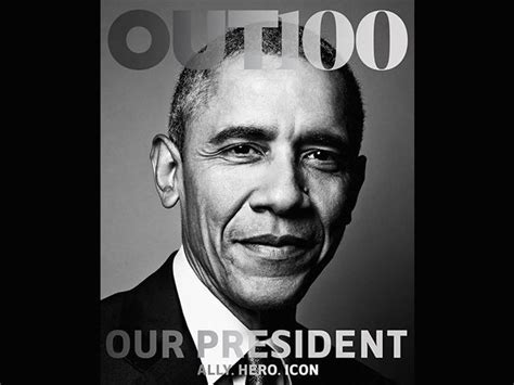 Obama Is First Sitting President To Pose For Lgbt Mag Cover
