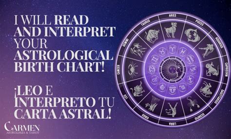 Read And Interpret Your Astrological Birth Chart By Carmentarot Fiverr