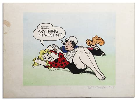 Lot Detail Al Capp Lil Abner Large Colorful Silk Screen Poster