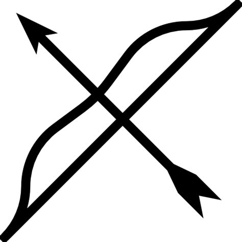 Bow And Arrow Free Arrows Icons