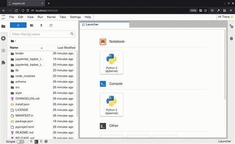 github jupyterlab contrib jupyterlab topbar text jupyterlab