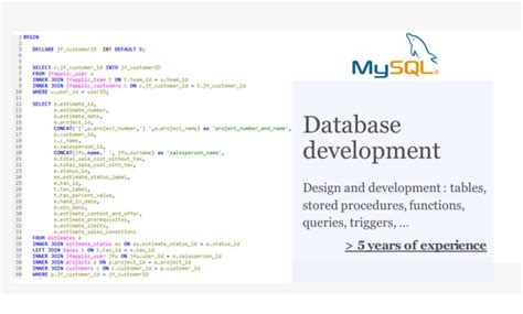 Create Mysql Queries Functions And Stored Procedures By Djodjow974