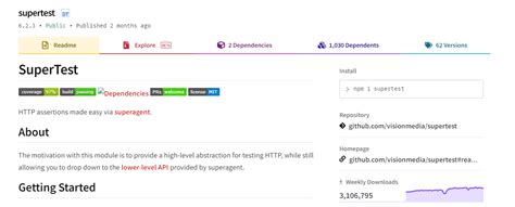 jest y supertest paquetes nodejs para pruebas unitarias microservicio