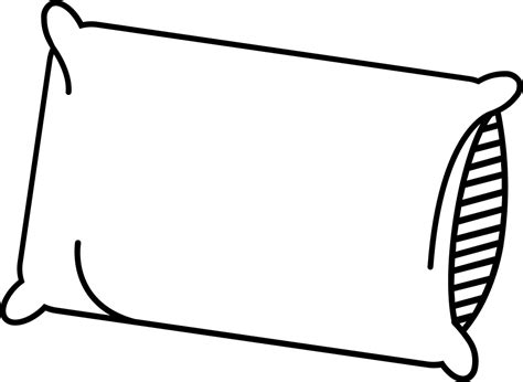 Pillow Coloring Page