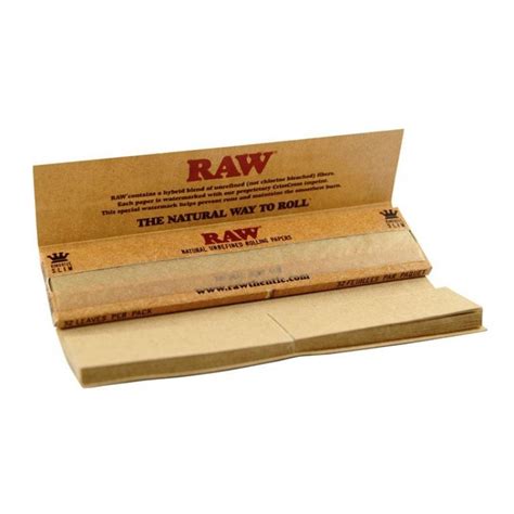 Raw Organic Rolling Papers King Size Slim Box Of 50 China Cigarette