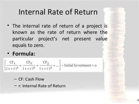 npv and irr a link to project management