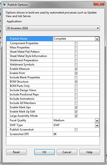 hiding removing assembly reference components in visualization file