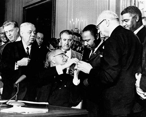 Voting Rights Act Of 1965 Signing