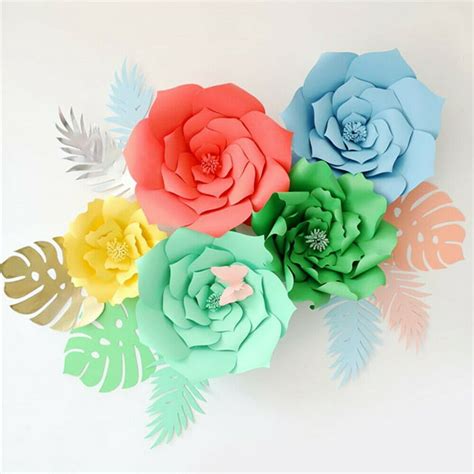 Homemade Paper Flower Decorations