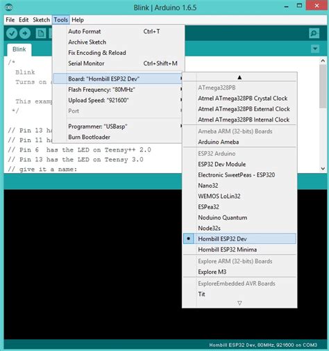 arduino setup for esp32 tutorials