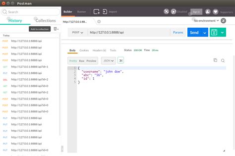 rest api using node js development octoperf