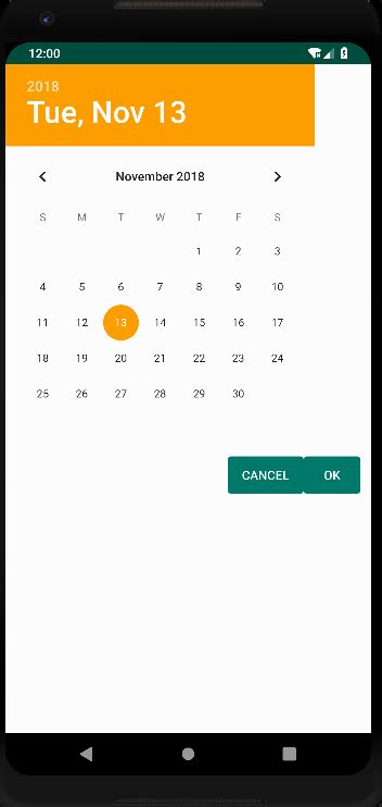 android how to properly display datepickerdialog using
