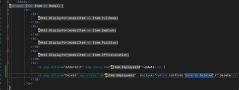 asp core mvc web application demo with entity