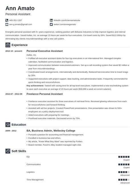 Best Resume Formats For 2023 8 Professional Examples