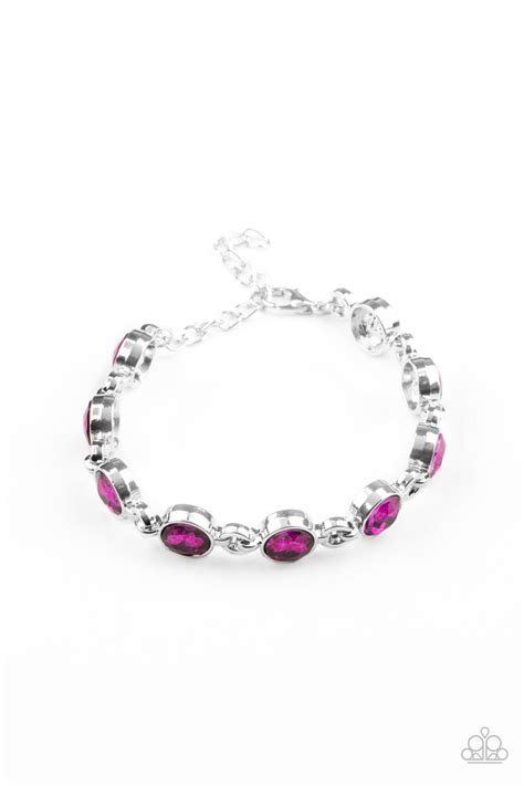 Paparazzi First In Fashion Show Pink Bracelet