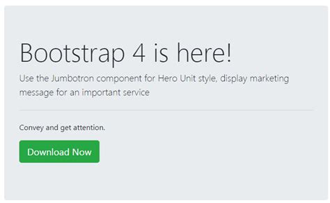 7 templates of bootstrap jumbotron component