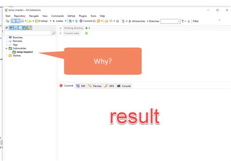 git extensions why does git repository open submodule stack overflow
