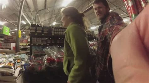 Risky Sex In Walmart Behind A Shelf Scrolller