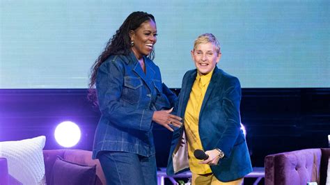 Michelle Obama Book Tour Ellen Degeneres On Facing Negative Comments