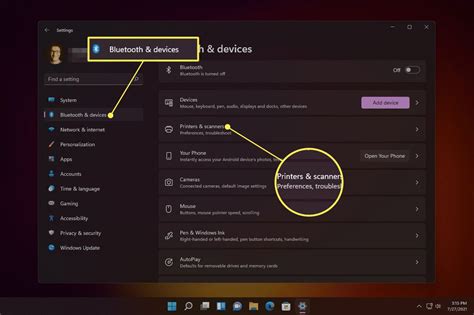 how to set a default printer in windows 11