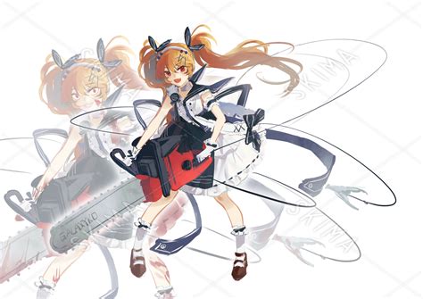 チェーンソーの女の子 スキマ イラスト依頼・キャラ販売ならskima