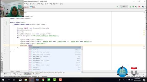 tutorial penggunaan array dan arraylist pada java youtube