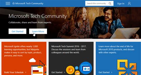 encouraging new microsoft tech community members microsoft tech