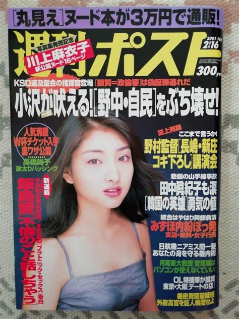 【傷や汚れあり】【傷有・中古品・グラビアページのみ】週刊ポスト2001年1月1日号★川上麻衣子 の落札情報詳細 ヤフオク落札価格情報 オークフリー