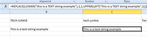 how to capitalize the first letter in excel spreadsheet cells