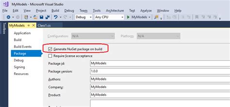 c xml documentation not packed in class library stack