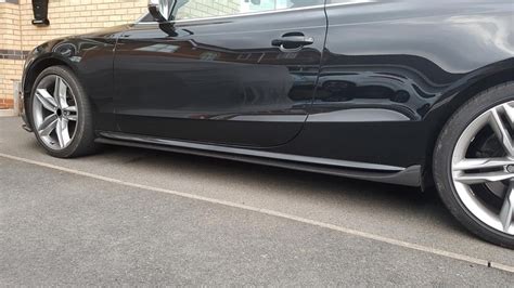 Audi A5 S5 B8 B8 5 S Line Oem Style Carbon Side Skirts Twenty Two