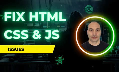 fix errors bugs vuejs html css js and responsive layout issues by