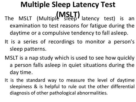 multiple sleep latency test mslt and maintenance of wakefulness tes…
