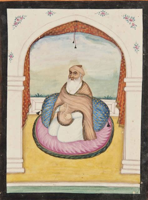 a portrait of nur al din faqir d 1852 sikh school punjab second