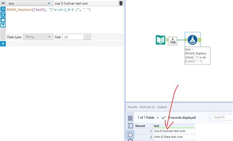 solved removing special characters from email addresses alteryx