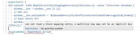 multiline powershell on yaml pipeline alkampfer s place