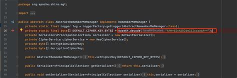 shiro deserialization vulnerability exploitation notes [share]