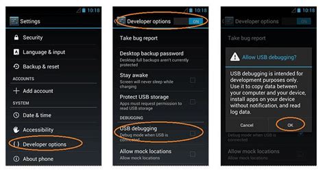 How To Enable Usb Debugging Mode On Android Phone Or Tablet