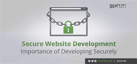 secure website development importance of developing securely