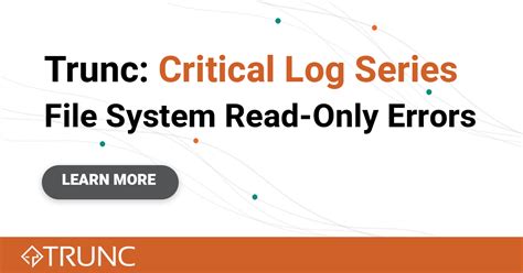 linux read only filesystem errors