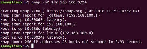 find devices connected to your network with nmap on ubuntu 22 04 vitux