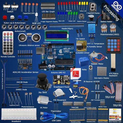 adeept ultimate starter learning kit for arduino uno r3