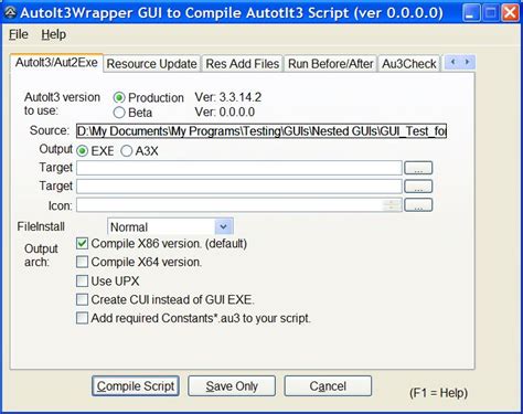 stop executing command in scite not closing open dialogs autoit