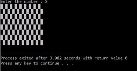 c program to print chess board c programming