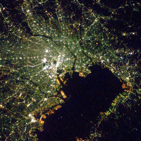 nasa visible earth tokyo at night