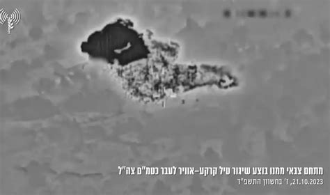 Idf Strikes Hezbollah In Southern Lebanon Intercepting Missile And