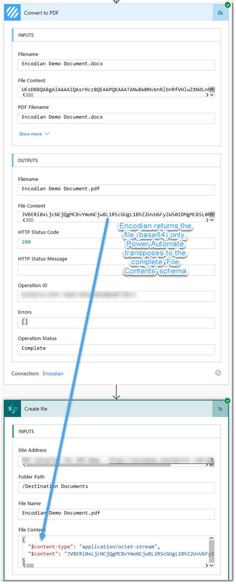 working with file contents and files in power automate