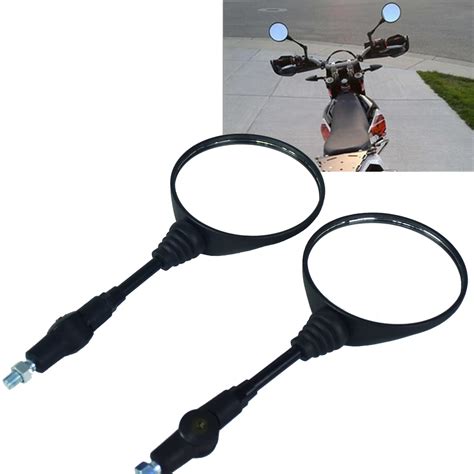 Universal Folding Motorcycle Mirror Motorbike Side Mirrors Rearview